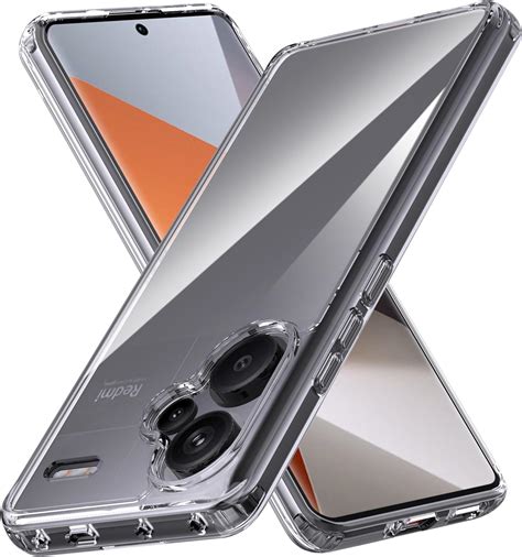 Anoowkoa Case For Xiaomi Redmi Note 13 Pro Plus 5G TPU And Clear PC Hybrid Hard Acrylic Slim