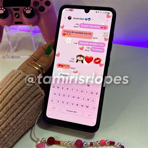 Teclado Samsung Te Amo Meu Amor 1