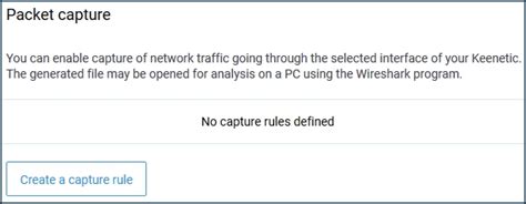 Network Packet Capture Keenetic