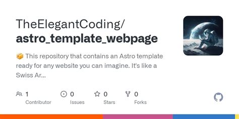 i made an astro template for web dev r coding