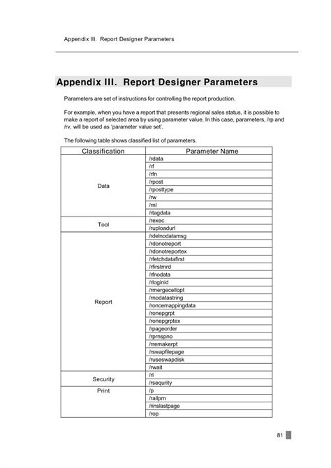 Pdf Report Designer Manual 18appendix Iii Dokumentips