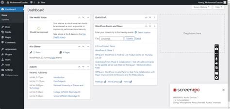 [video] how i used ashe prebuilt theme for wordpress website muhammad saadan posted on the