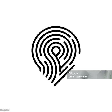 Location Pointer Security And Protection Stock Illustration Download