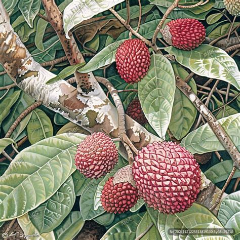 Ai创作图艺术品荔枝 火山荔 火山岩荔枝 荔枝佛头果 丰收荔枝画 荔枝油画 荔枝果树缩小版 南国荔枝荔枝红 火山口荔枝 富贵荔枝球 贵妃荔枝插画 火山荔枝 薜荔枝叶 原创荔枝手绘 贵妃荔枝红尘