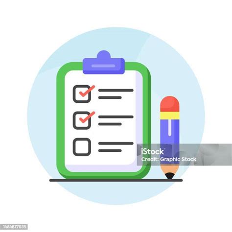 Carefully Designed Checklist Icon Represents A List Of Tasks Or Items To Be Completed Often Used