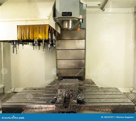 Machine Tools With Computer Numerical Control CNC Stock Image Image Of Automated Industry