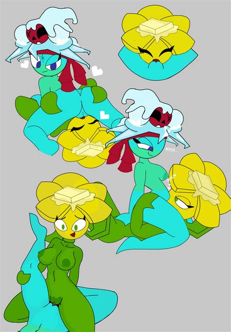 Rule 34 2girls Anthro Anthrofied Ass Breasts Buttercup Pvz