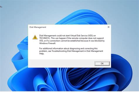 Fix Disk Management Could Not Start Virtual Disk Service