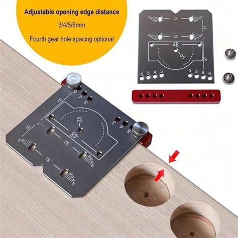 Hinge Positioning Tool Set 35mm Hinge Punch Locator Adjustable