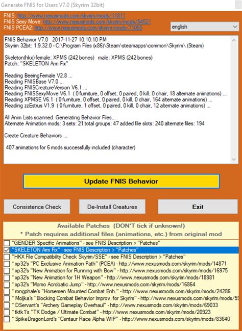 FNIS Not Working With Sexlabs No Matter What I Do Help Technical Support SexLab Framework