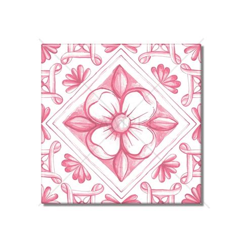 Pink Flower Ceramic Tile Flower Design Ceramic Tile Kitchen Backsplash