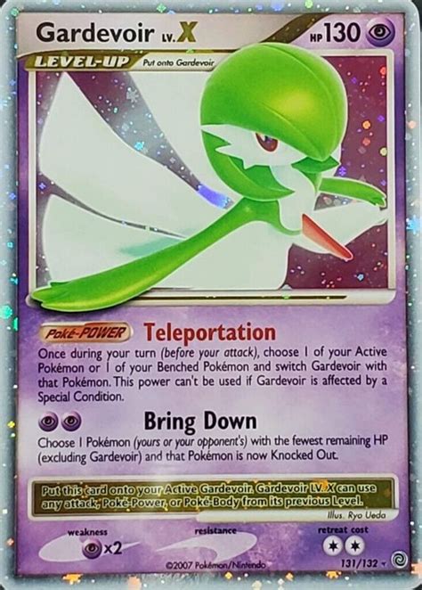 Gardevoir Lv X 2007 Diamond And Pearl Secret Wonders 131 132 Holo Price