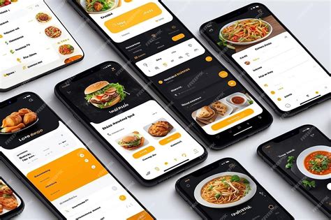 Premium Photo Iphone Call Screen Concept Ui Set With Realistic Blurry Background