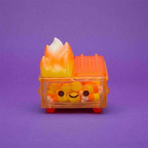 Dumpster Fire Candy Corn Art Toys Hobbydb