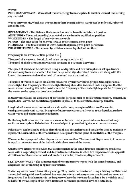 A Level Physics Derivations 40 Key Equations Explained Studocu