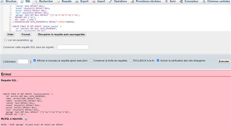 Sql Error For Qb Housessql Insertion Server Discussion Cfxre