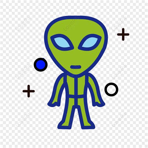 Mbe 스타일 외계인 외계인 요소 Png 일러스트 무료 다운로드 Lovepik