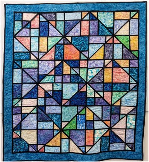 Stained Glass Window Quilt Pattern