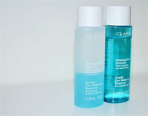 Review: Clarins Instant Eye Makeup Remover & Gentle Eye Makeup Remover ...