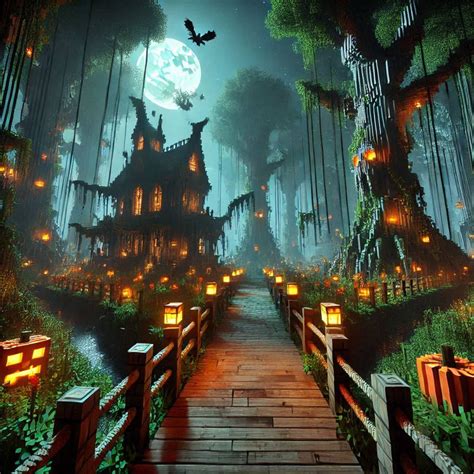 Minecraft Haunted Forest By Jesse220 On Deviantart
