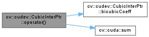 OpenCV Cv Cudev CubicInterPtr Struct Template Reference