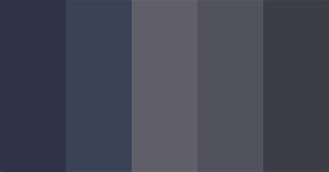 Matte Bluish Black & Gray Color Scheme » Black » SchemeColor.com