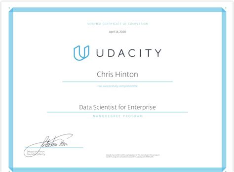 chris hinton on linkedin datascience udacity ma machinelearning
