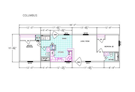 Classic Series Sw Columbus 414 60 2 16 By Franklin Homes Country Living Modular Homes