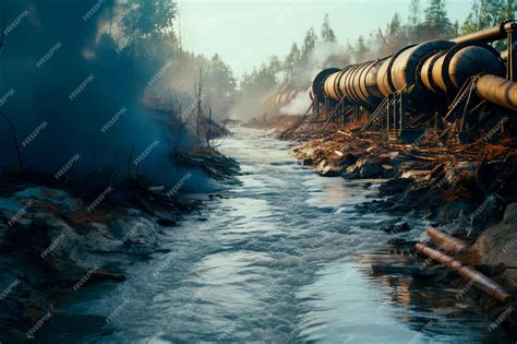 Premium Ai Image Environmental Pollution Ai Generated