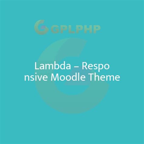 Lambda Responsive Moodle Theme Blog Business Corporate Creative Education