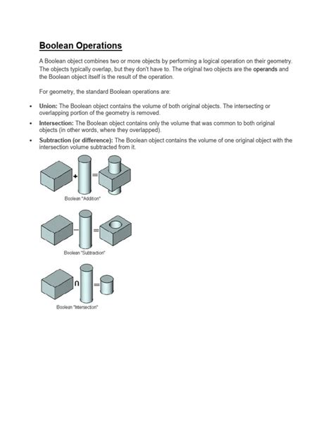 4boolean Operations Pdf