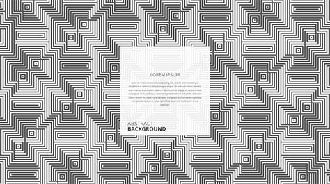 Premium Vector Abstract Geometric Square Shape Lines Pattern