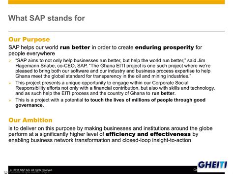 Ghana Extractive Industries Transparency Initiative Sap Solution For Ghanasap Pptx