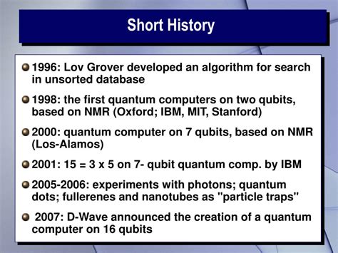 PPT Quantum Computing PowerPoint Presentation Free Download ID 495121