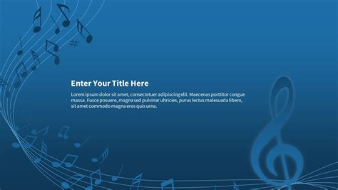 Free Music Background Powerpoint Template Slidebazaar