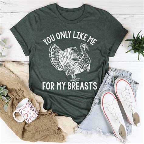 You Only Like Me For My Breasts Tee – Peachy Sunday