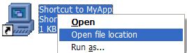 How To Add Open File Location Right Click Option In Windows XP Winhelponline