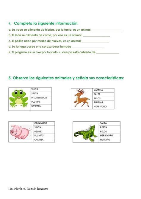 Características Free Interactive Worksheets 236085