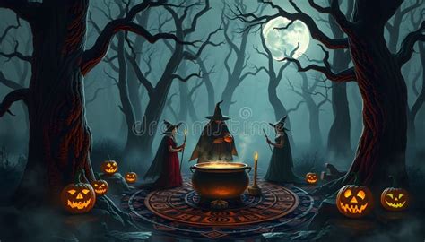 Three Witches Stock Illustrations 364 Three Witches Stock