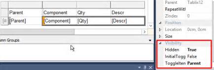 Ssrs Recursive Hierarchy For Bill Of Material Stack Overflow