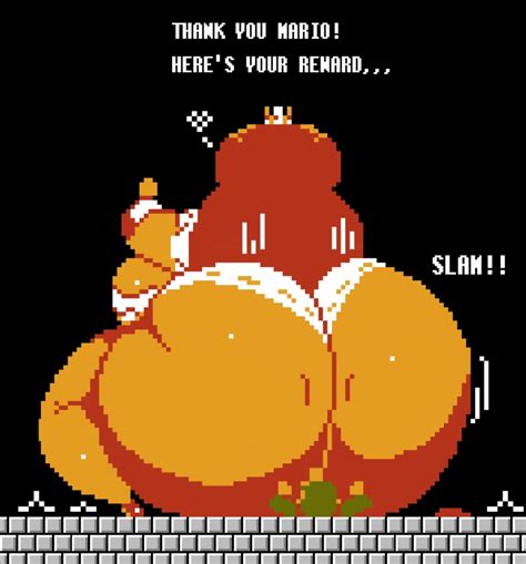 Rule 34 1girls Artist Request Big Ass Butt Crush Huge Ass Larger Female Mario Mario Series