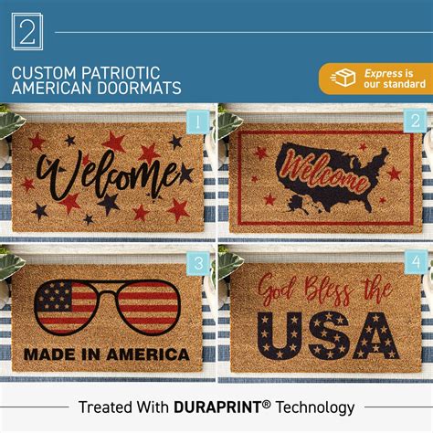 Add A Touch Of American Patriotism To Your Home With These Doormats