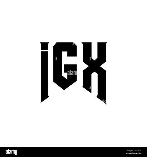 Igx Logo Design Black And White Stock Photos Images Alamy