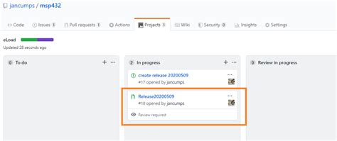 firmware release with github branch issue pull request and project