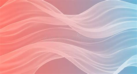 Abstract Pastel Waveforms Serene Pink And Blue Swirls Stock Illustration Illustration Of