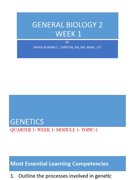 melcs week 1 genetics mendels pdf dominance genetics genotype