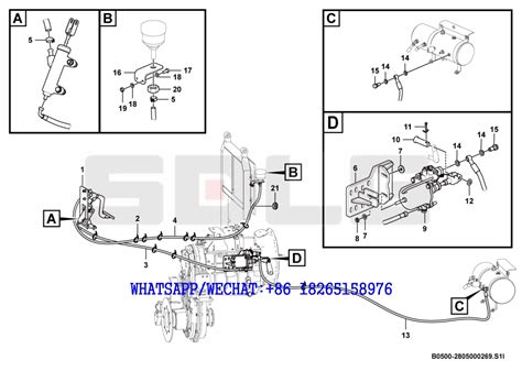 Sdlg Rs8140 Road Roller Clutch Control Construction Machinery Parts