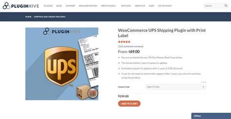 PluginHive WooCommerce UPS Shipping Plugin Reviews Pricing Software Features 2024