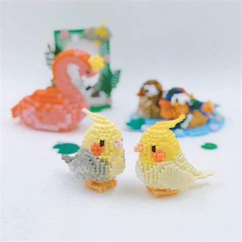 Cockatiel Birds 3d Perler Bead Pattern Tutorial Etsy