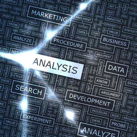 Word Cloud Business Analytics Stock Illustration Illustration Of